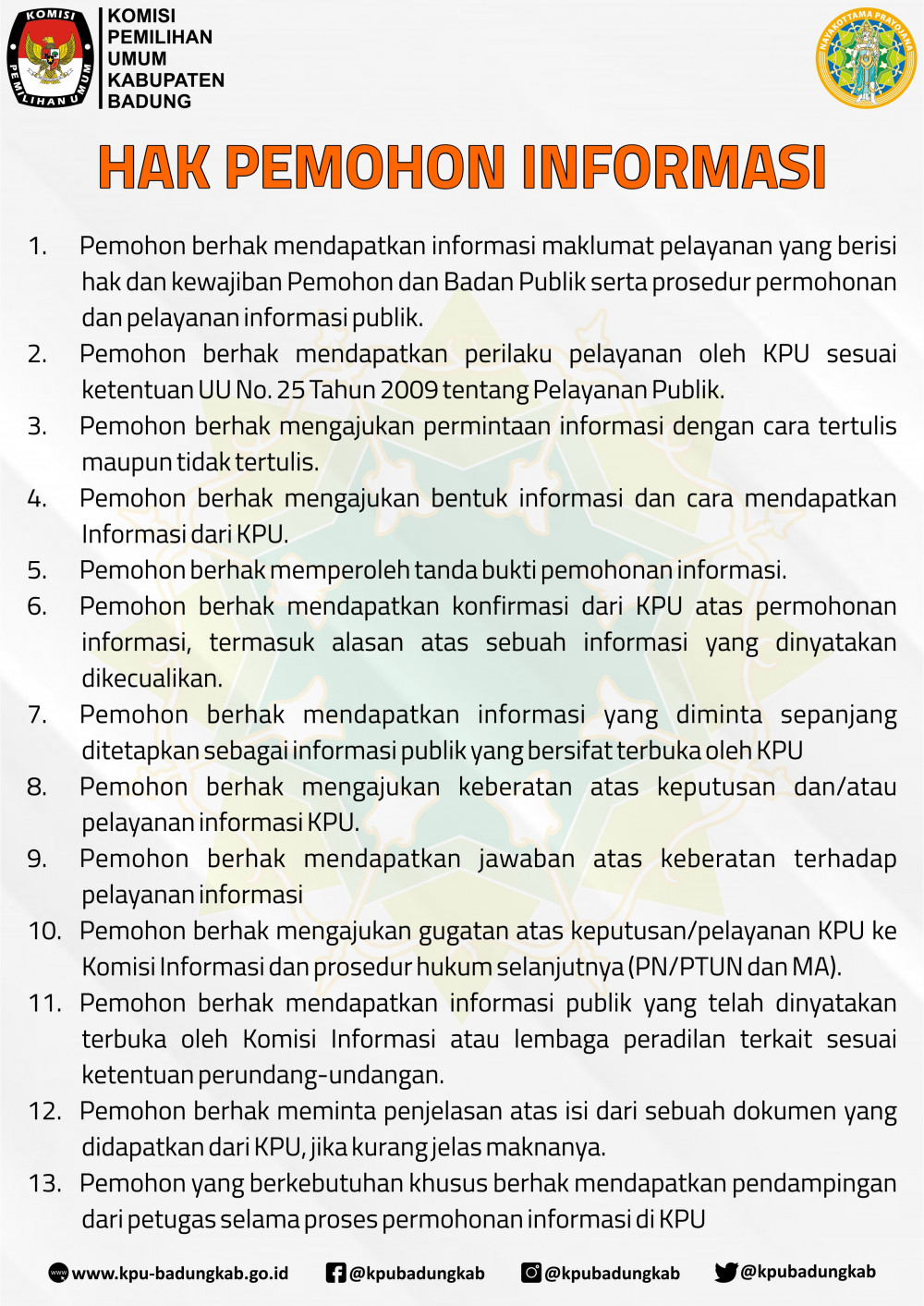 E-PPID - Hak Pemohon Informasi